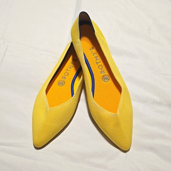 Rothy's | Shoes | Yellow Rothys Flat Shoes | Poshmark